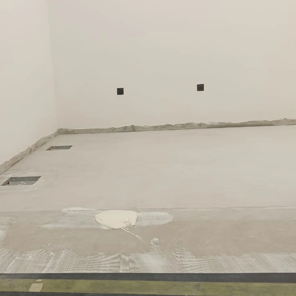 Medical-grade SPC flooring project at Al Sharq Hospital, Dibba, Fujairah
